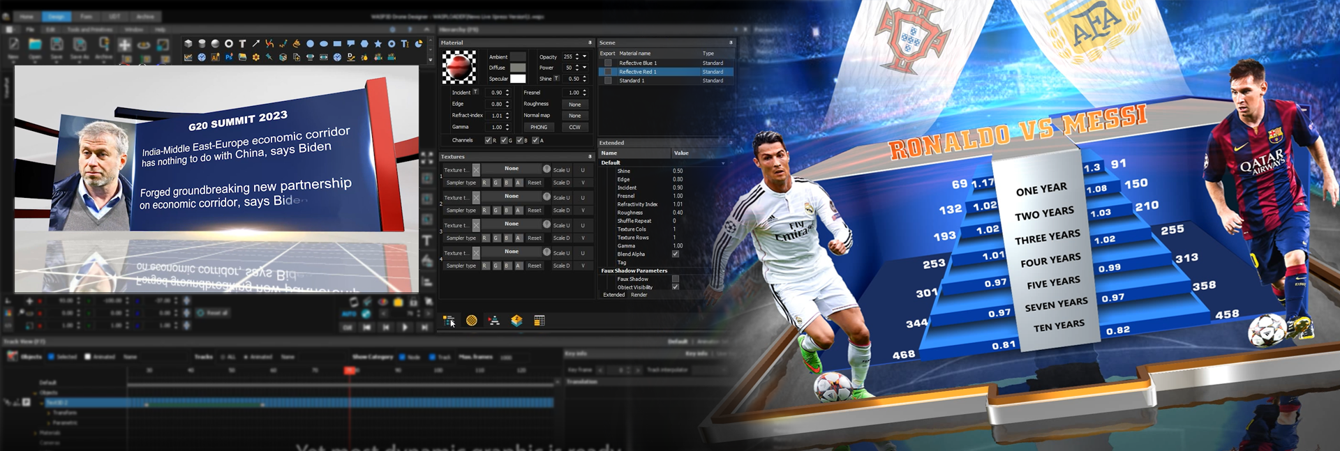 3D Live Graphics Designer