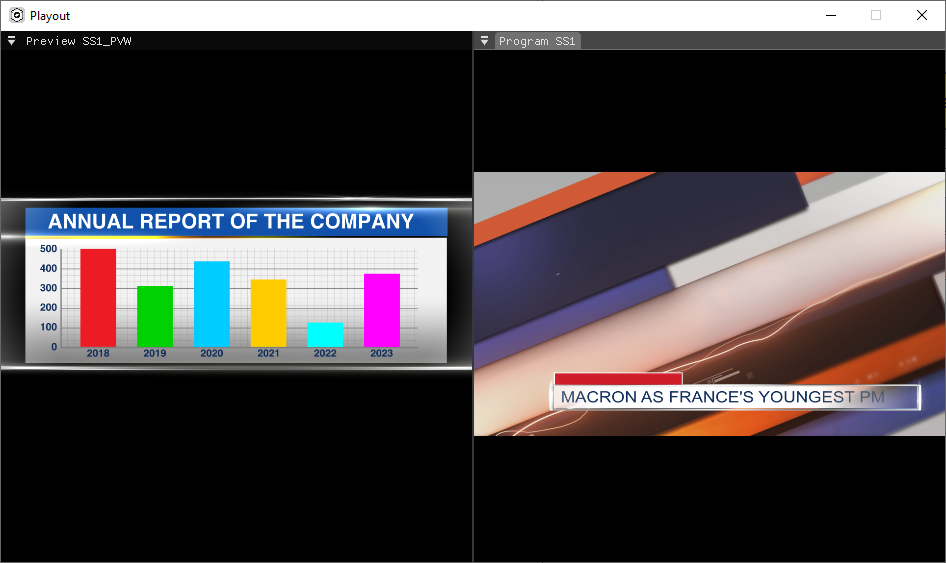 Live Graphics Delivery and Playout Application