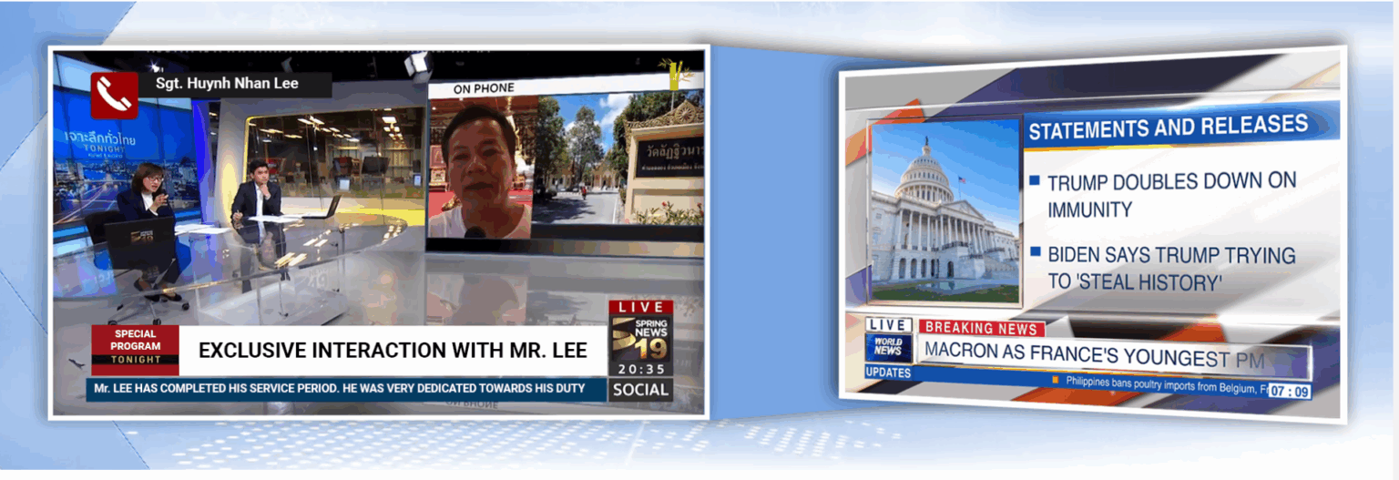 News Tv graphics Overlays for Livestreams | Free & Customizable