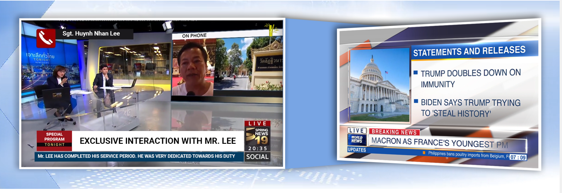 News Tv graphics Overlays for Livestreams | Free & Customizable