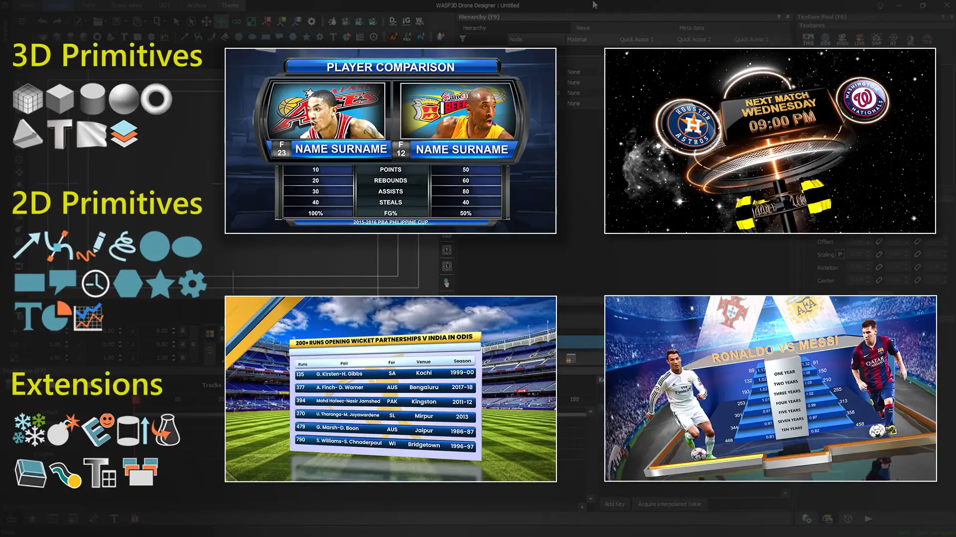 Live 3D Graphics Designer for Broadcast & On-Air Production